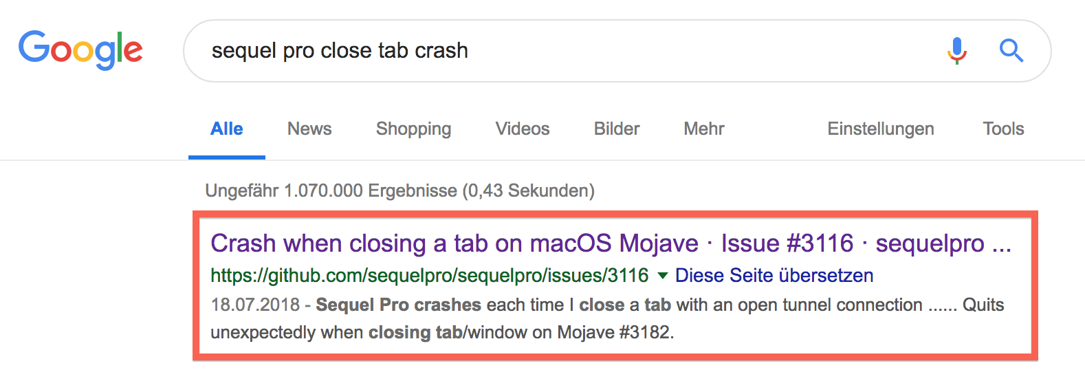 When there is multiple tabs, the app crash when I close a tab. · Issue #3456 · sequelpro ...