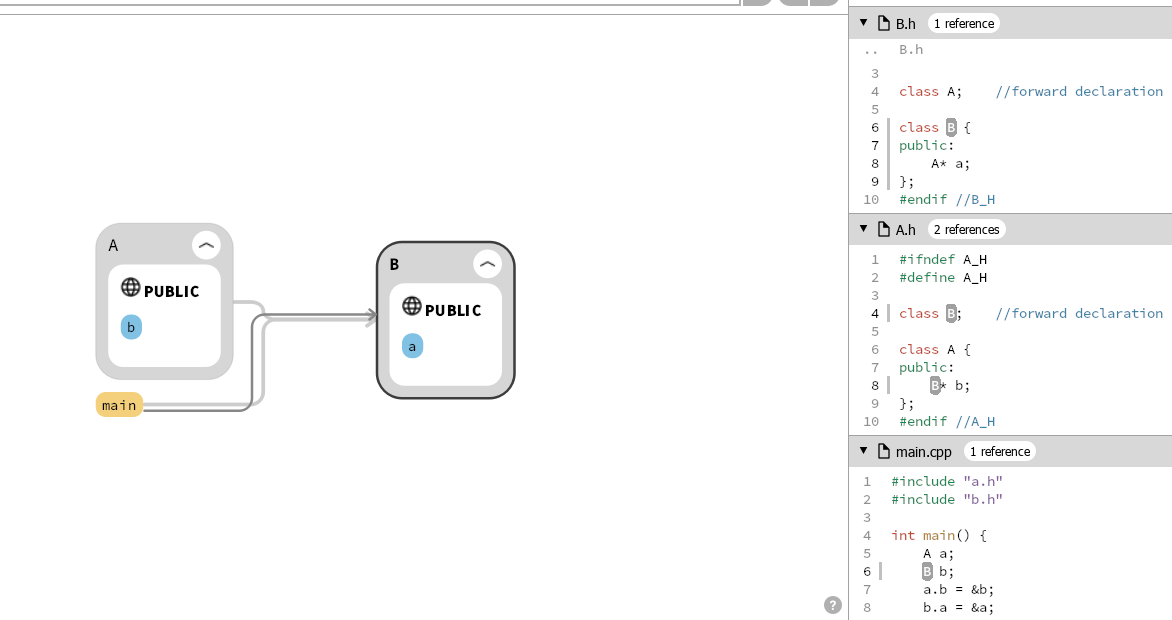 Detect cyclic dependency ? · Issue #1132 · CoatiSoftware/Sourcetrail · GitHub