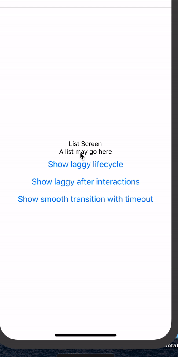 Question: how to navigate smoothly · Issue #7038 · react-navigation ...