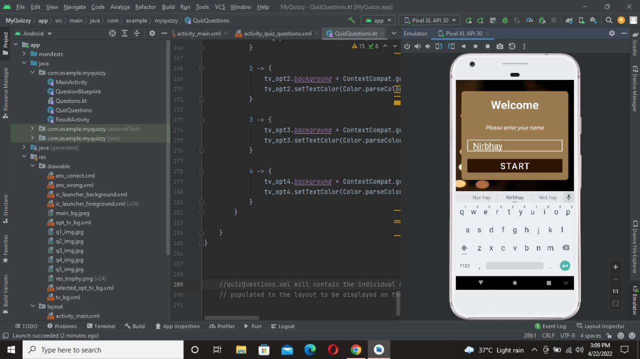 GitHub - Nirbhay-Banerjee/Quizzylate_AndroidApplication: A simple quiz ...