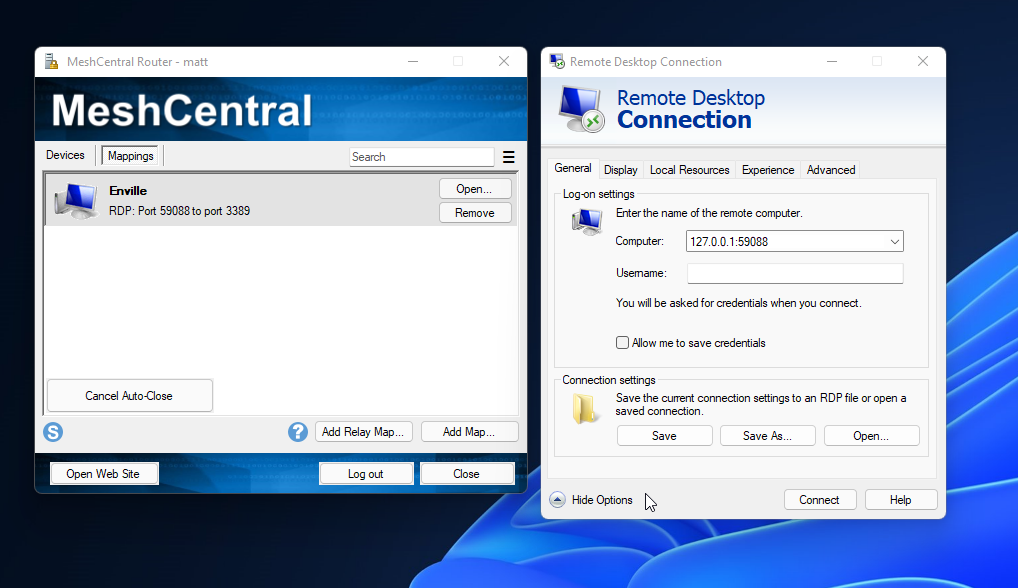 RDP Not Working · Issue #3453 · Ylianst/MeshCentral · GitHub