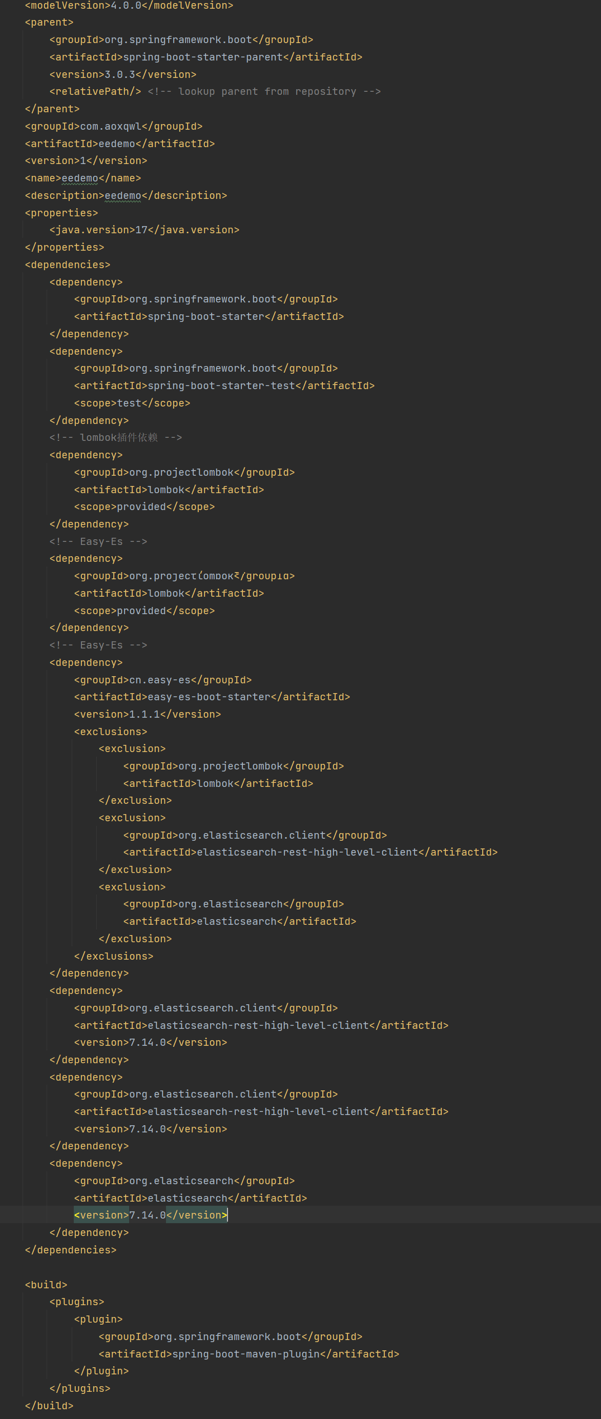 完全按照官方文档写的，但是SpringBoot3.0.3启动报错 · Issue #57 · dromara/easy-es · GitHub