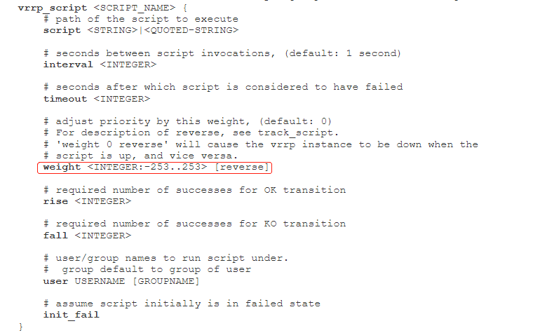 I have a question about the value of weight in vrrp_script · Issue #2108 · acassen/keepalived ...