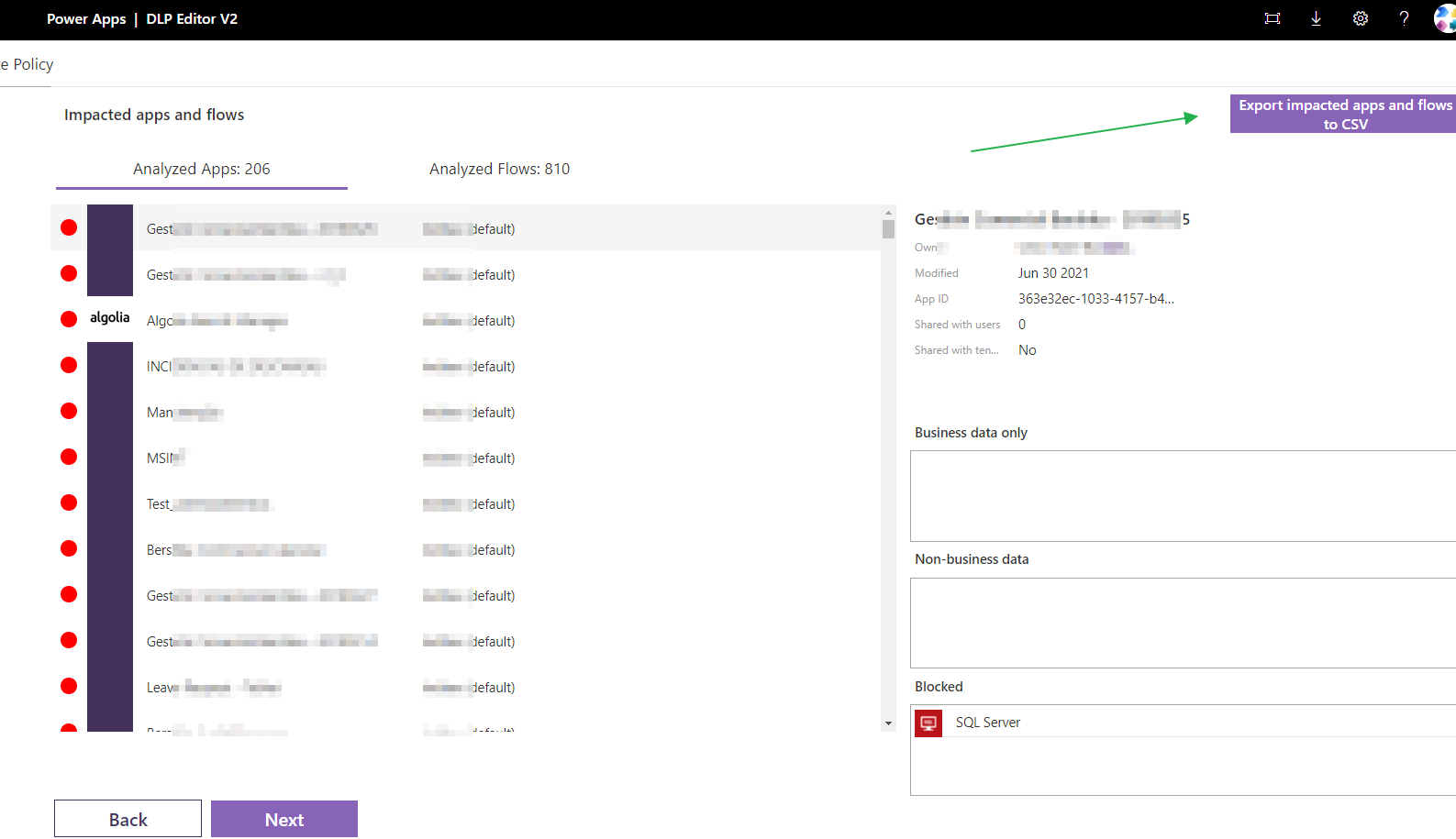 [CoE Starter Kit - BUG] Export impacted apps/flows to CSV doesn't work · Issue #1760 · microsoft ...