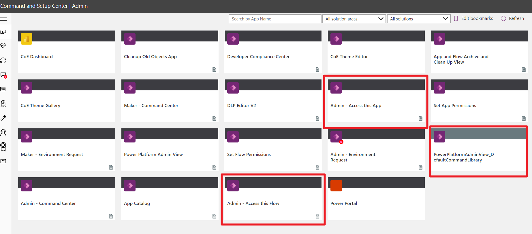 [CoE Starter Kit - QUESTION] Admin - Command Center - Review of apps showed · Issue #2645 ...