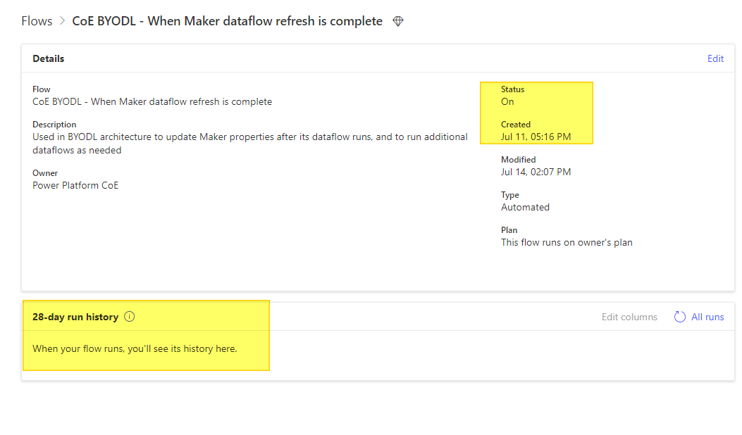 [coe Starter Kit Bug] Coe Upgrade Wizard Error In Button Refresh Dataflow For Initial