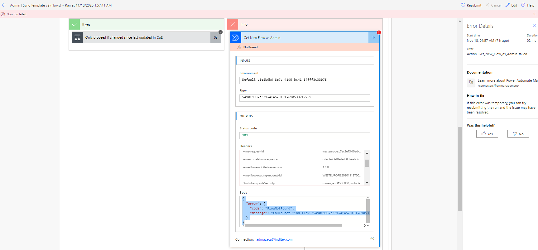 [BUG]: Admin | Sync Template v2 (Flows) | Action 'Get_New_Flow_as_Admin' failed · Issue #581 ...
