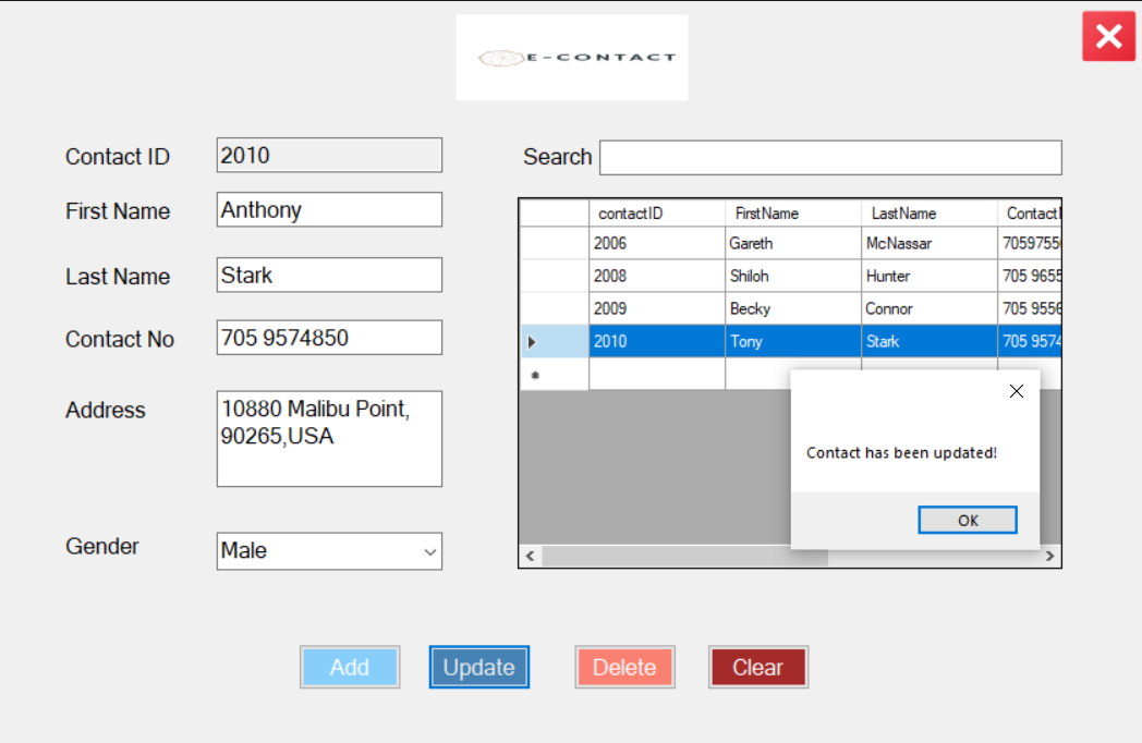 GitHub - iron-canuck/E-Contact: This app allows you to create, delete, edit and search for contacts.