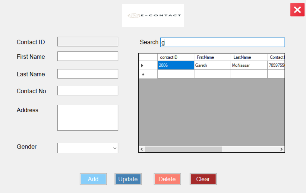 GitHub - iron-canuck/E-Contact: This app allows you to create, delete, edit and search for contacts.