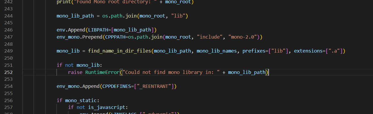 Mono lib is not found while compiling html build · Issue #68757 · godotengine/godot · GitHub