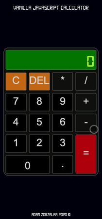 GitHub - moderndayNeo/calculator: A pure JavaScript calculator, with HTML5 and CSS3