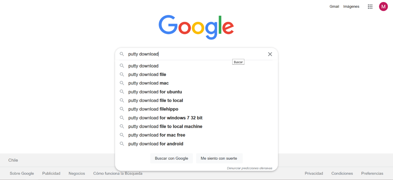 Tarea_MarieFernandez_DBT_2021/Putty.md at main · ValparaisoGenomics/Tarea_MarieFernandez_DBT ...