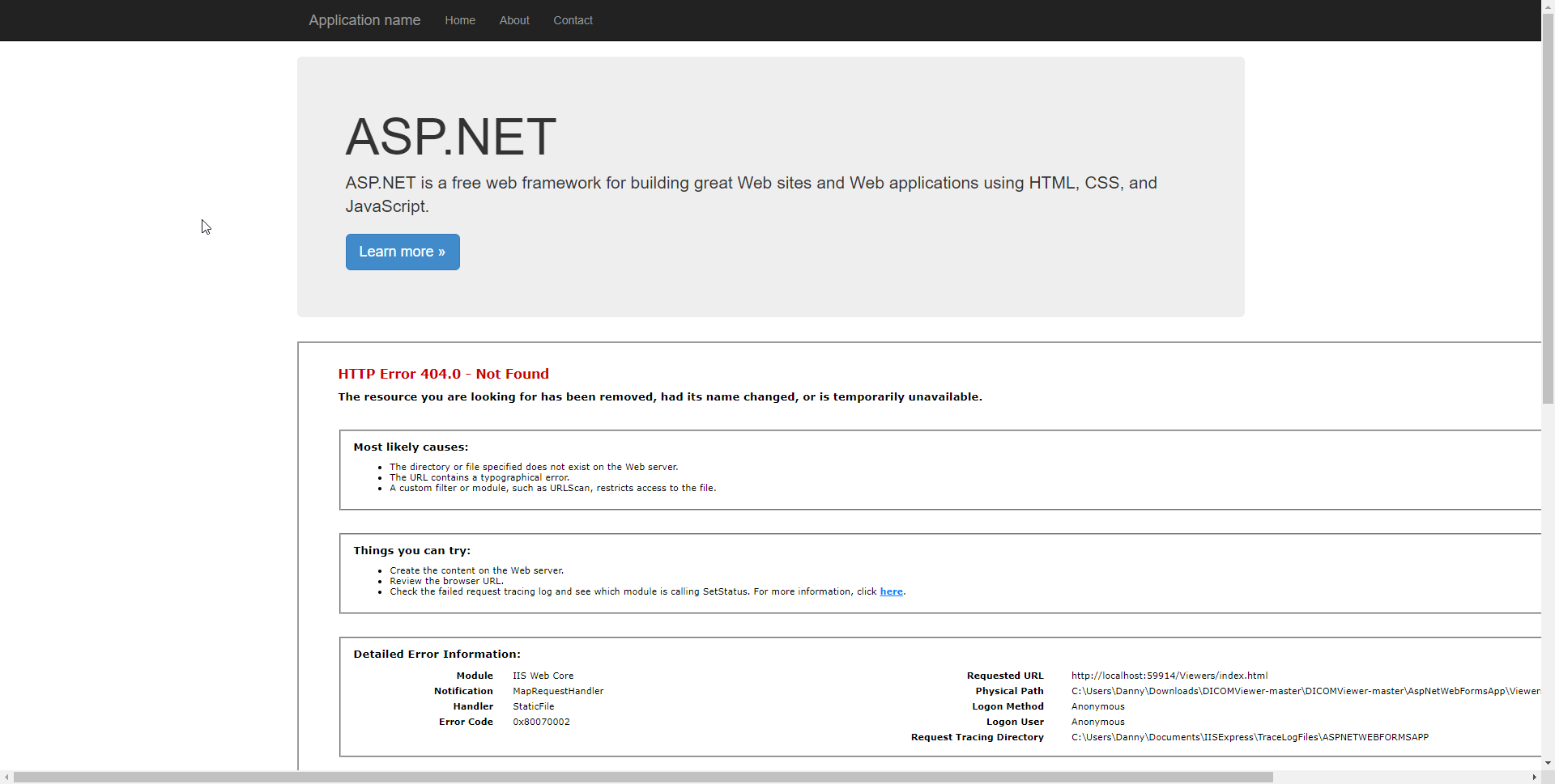 Embedding the OHIF Viewer in existing ASP.NET Web application · Issue #480 · OHIF/Viewers · GitHub