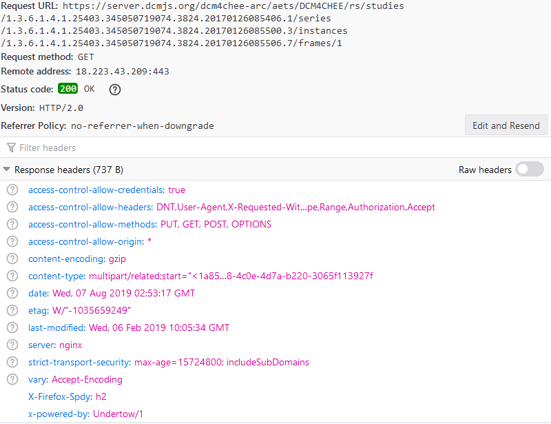 When using the default configuration, how does the app know that it can trust server.dcmjs.org ...