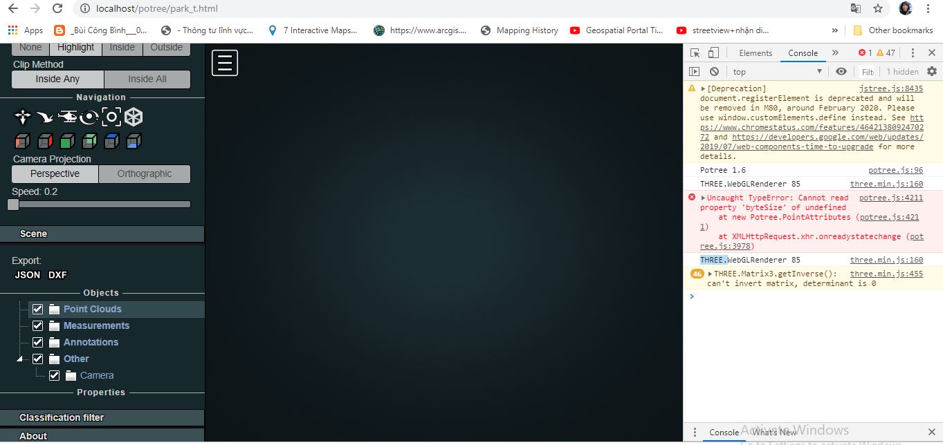 Beginner - Blank Webpage · Issue #643 · potree/potree · GitHub