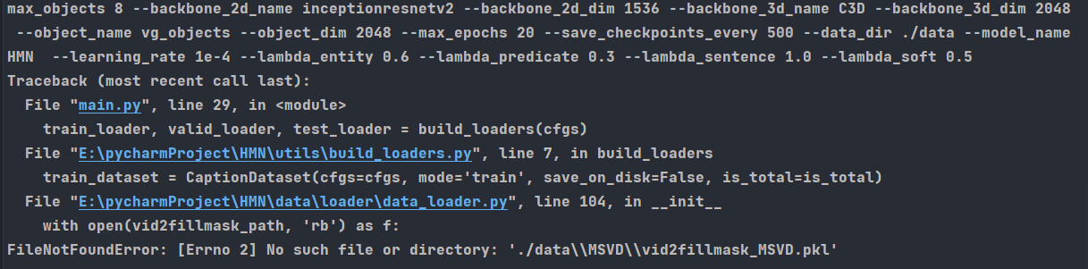 不好意思，想请教一下跑代码的参数上的问题 · Issue #13 · MarcusNerva/HMN · GitHub