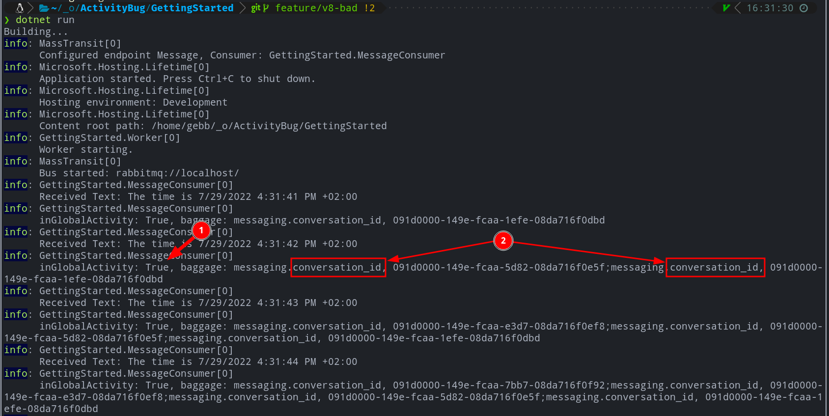 Child Activity not started on consumption · Issue #3562 · MassTransit/MassTransit · GitHub