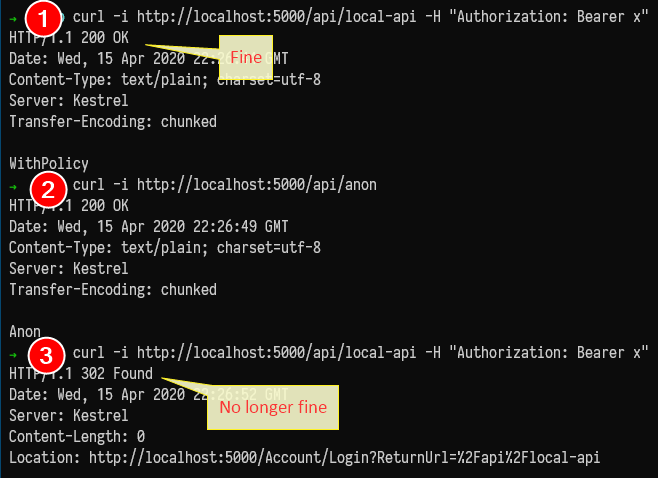 Authorize filter with policy stops working · Issue #20882 · dotnet ...