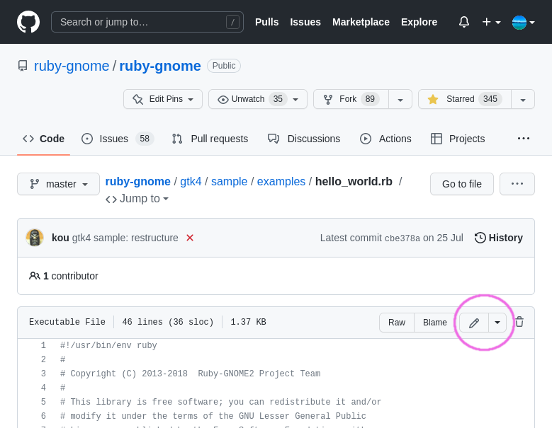 [Minor / Trivial] Small typo in gtk4/deprecated.rb · Issue #1506 · ruby-gnome/ruby-gnome · GitHub