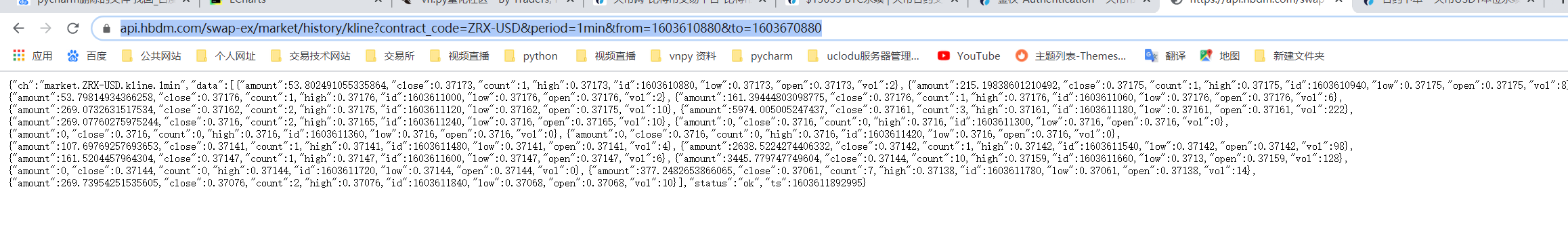 火币永续合约无法获取历史记录 · Issue #2707 · vnpy/vnpy · GitHub