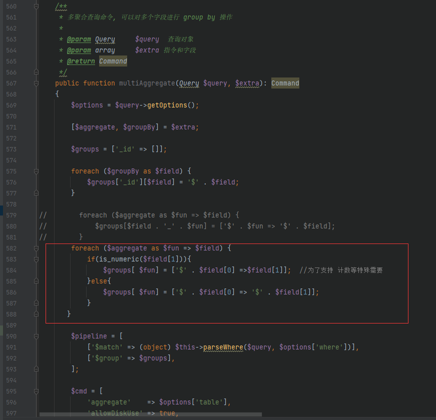 mongodb 完善聚合统计 可以一次完成多个 sum / avg 等统计 增加 count 计数统计 · Issue #257 · top-think/think-orm · GitHub