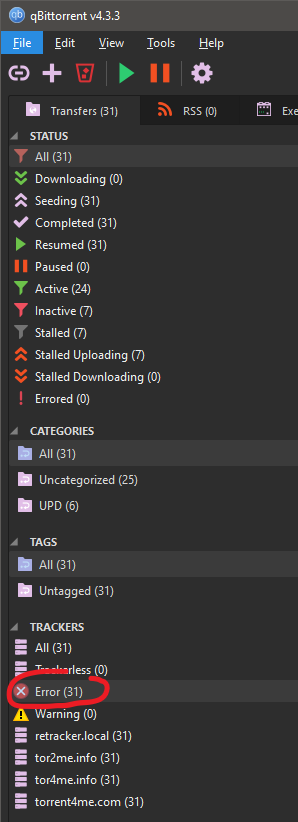 Incorrect Display Of The Trackers Error Status When The Internet Is Disconnected Connected 8488