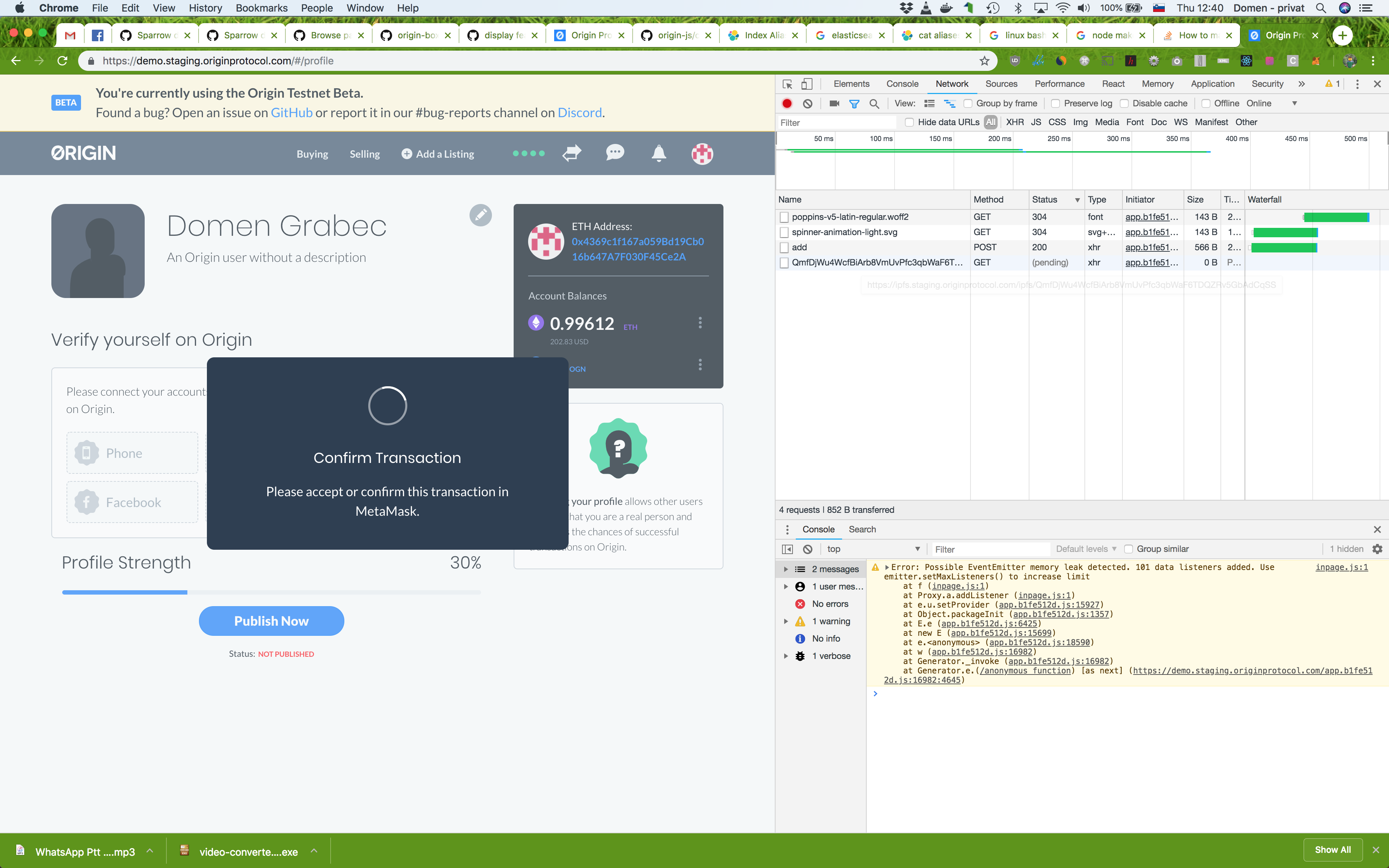 Problems with staging deployment 10/25/2018 · Issue #827 · OriginProtocol/origin · GitHub