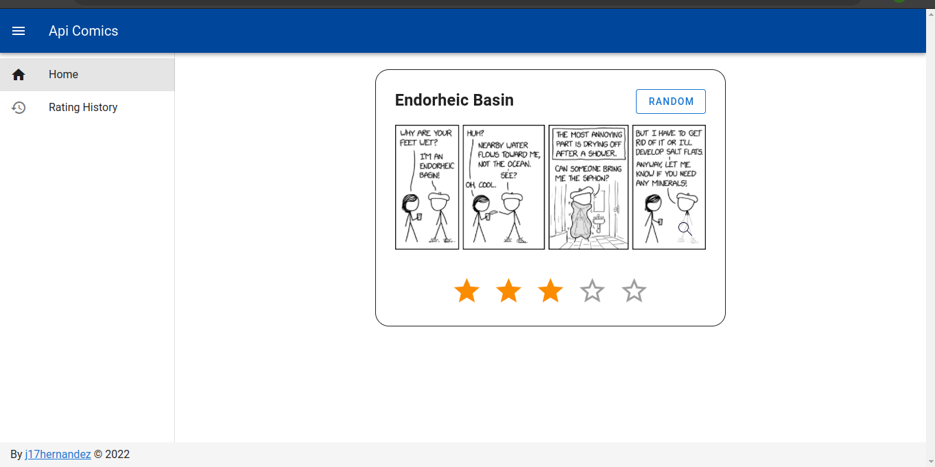 GitHub - j17hernandez/xkcd-challenge: Proyecto Desarrollado en Vue Js ...