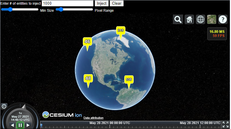 Entitycluster Label Issue · Issue 9571 · Cesiumgscesium · Github