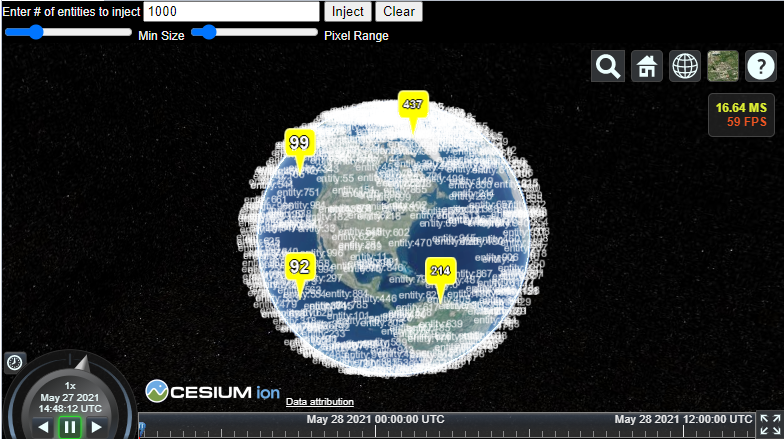 Entitycluster Label Issue · Issue 9571 · Cesiumgscesium · Github