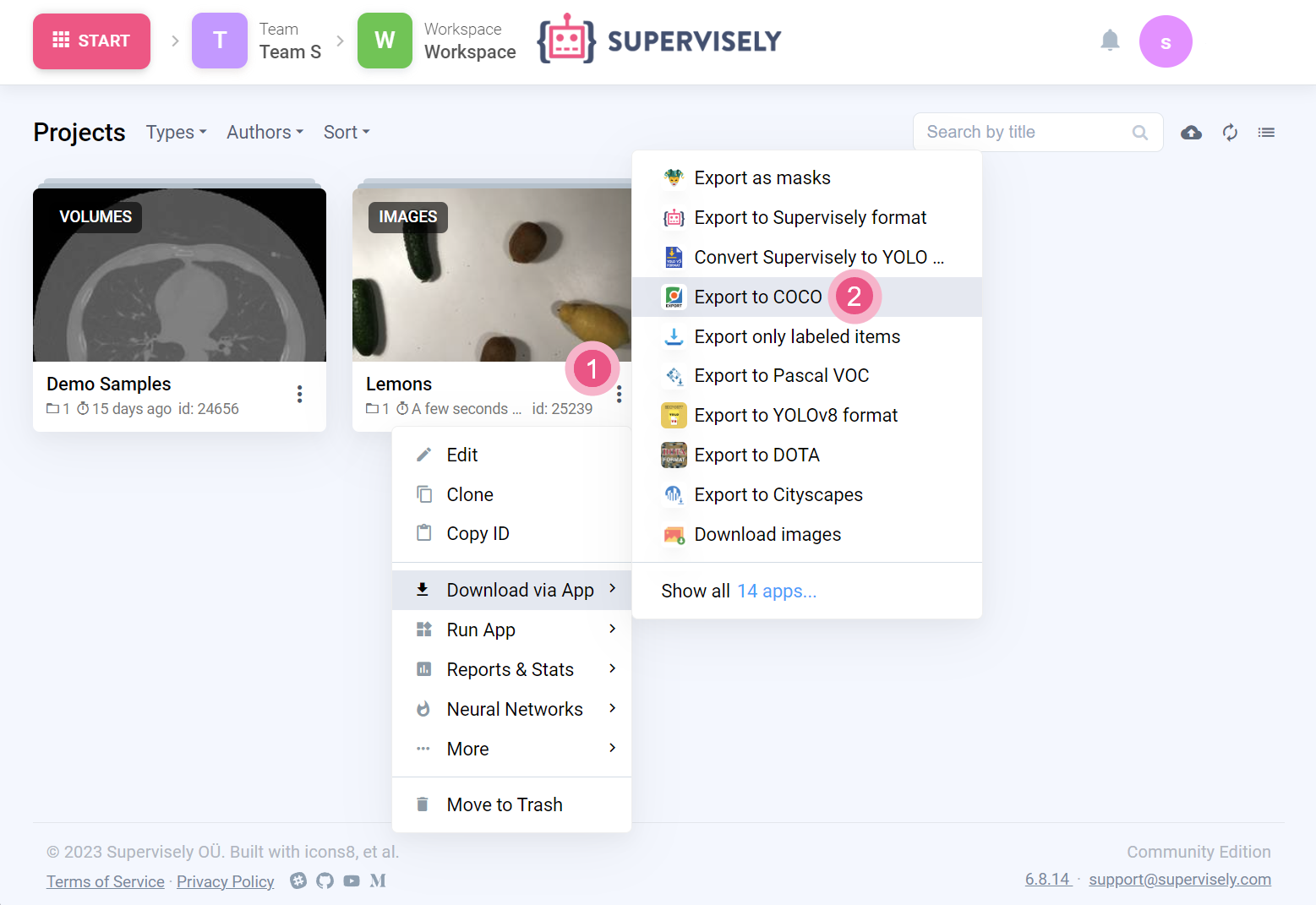 GitHub - supervisely-ecosystem/export-to-coco: Converts Supervisely to ...