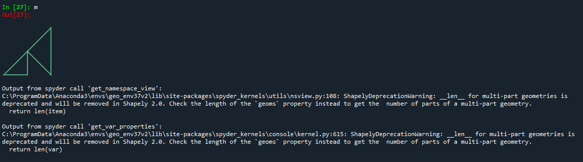 Shapely 1.8 and get_namespace_view spyder call raising deprecation warning · Issue #343 · spyder ...