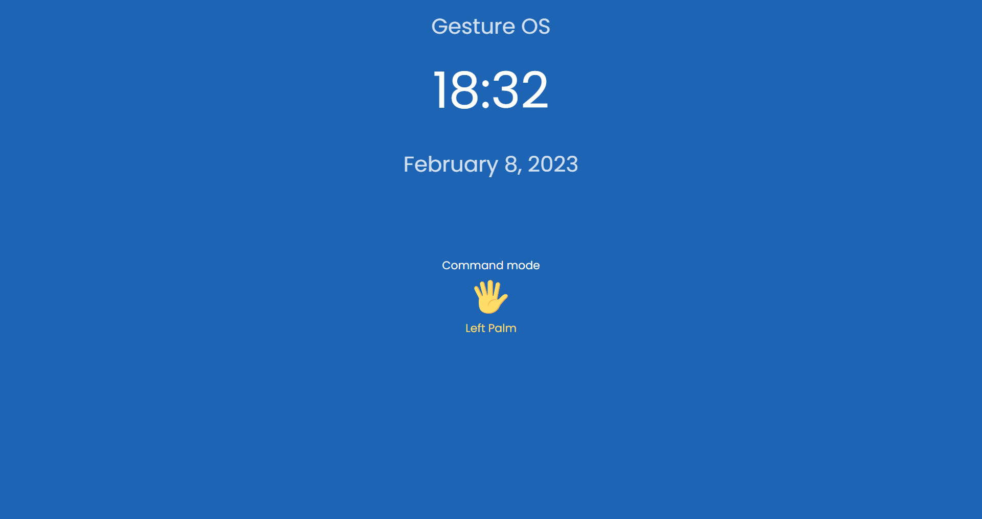 GitHub - dotmat3/gesture-os: Project for the course of Multimodal Interaction 2021/22