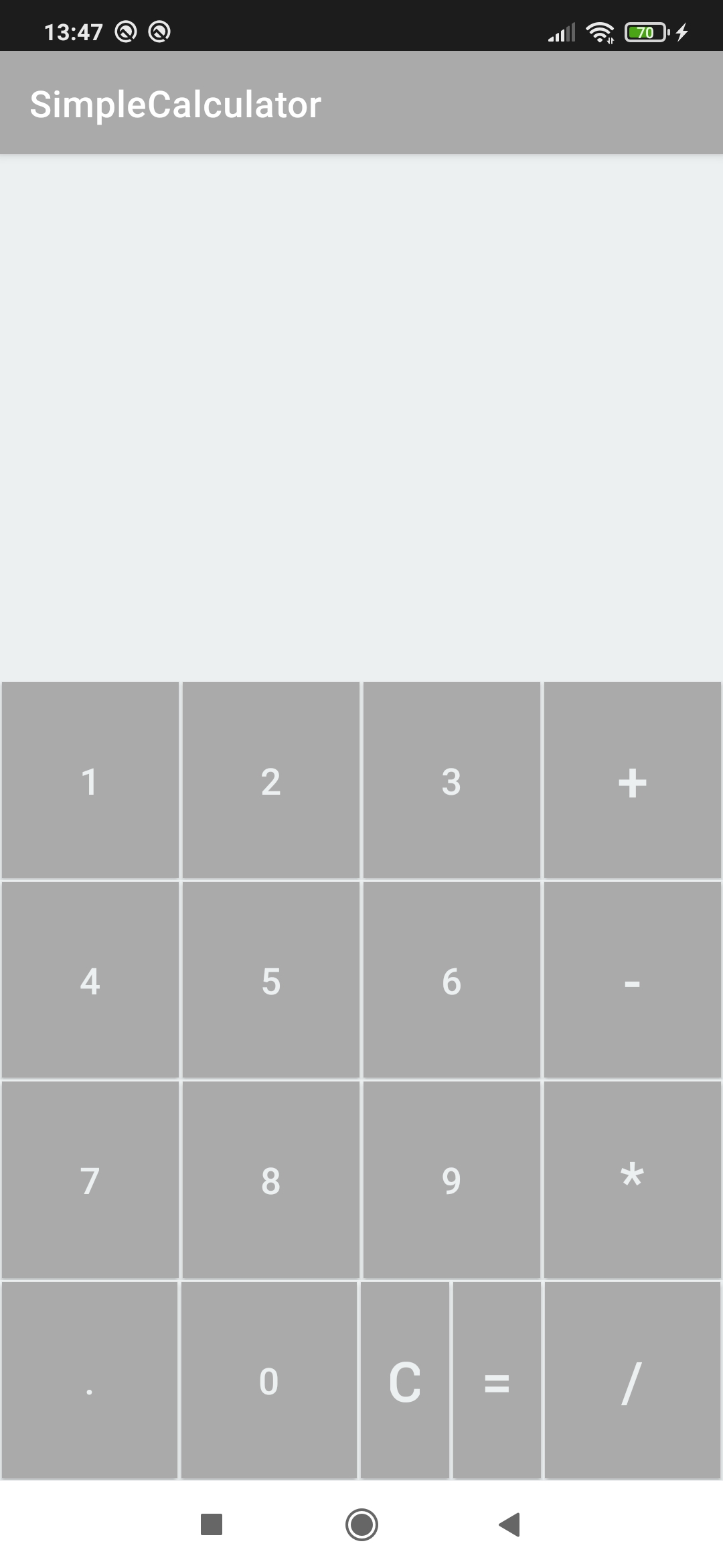 GitHub - LaitEntier/SimpleCalculator: A basic calculator android app ...