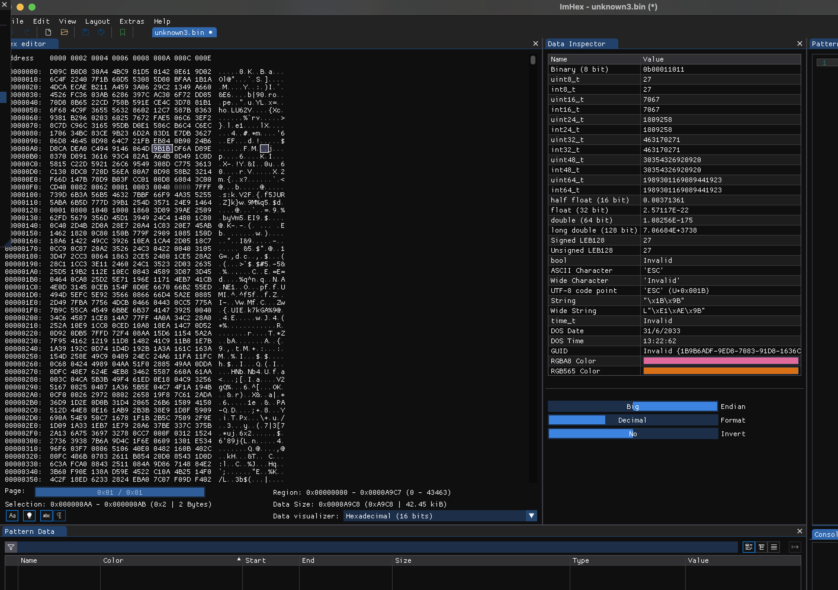 Data Information View Starting Position on MacOS · Issue #1316 ...