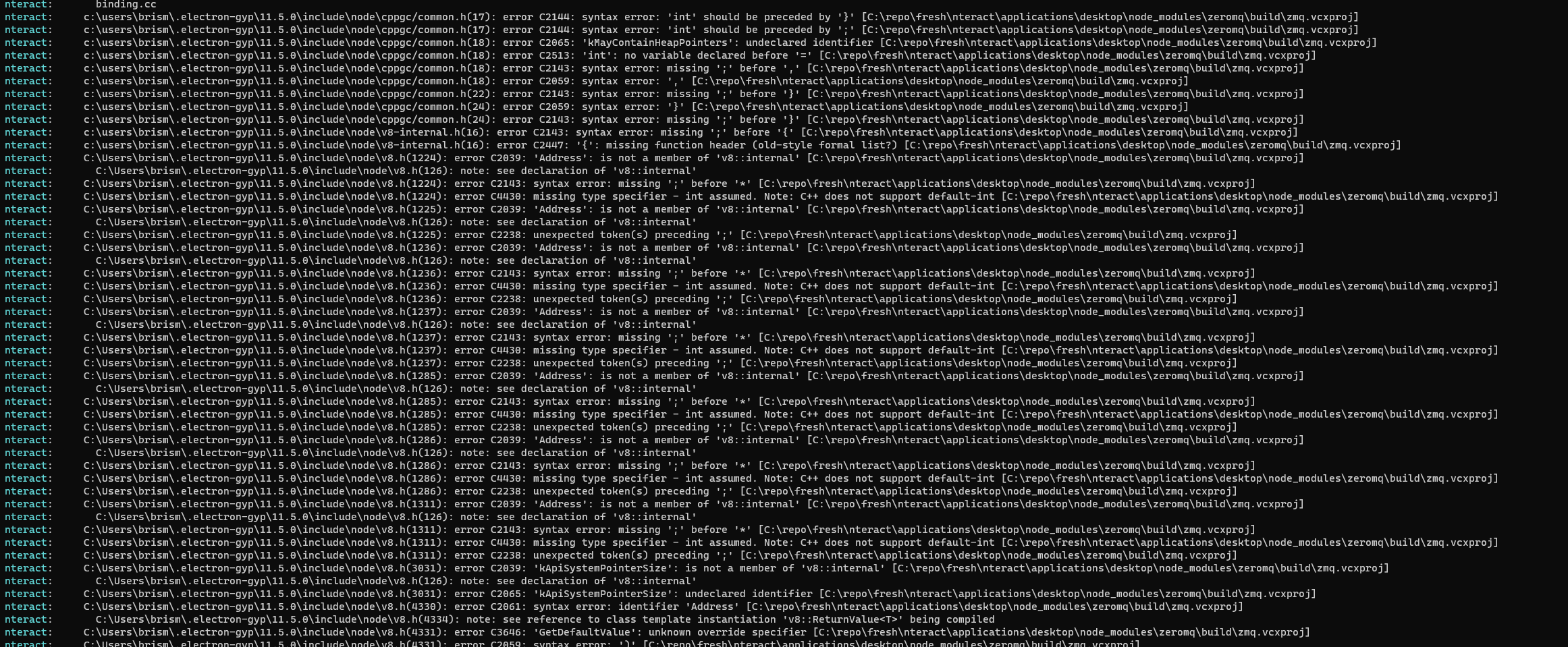 Unable to run the nteract electron app following the steps in contribution.md · Issue #5644 ...