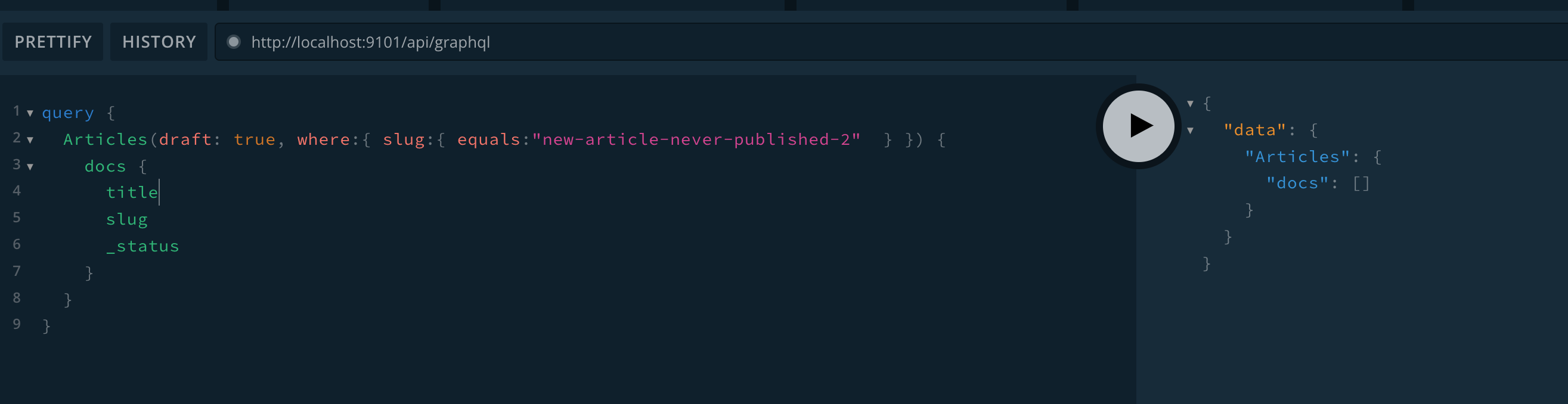 Draft posts that's never published cannot be queried with slug operator anymore in 1.2.4 · Issue ...