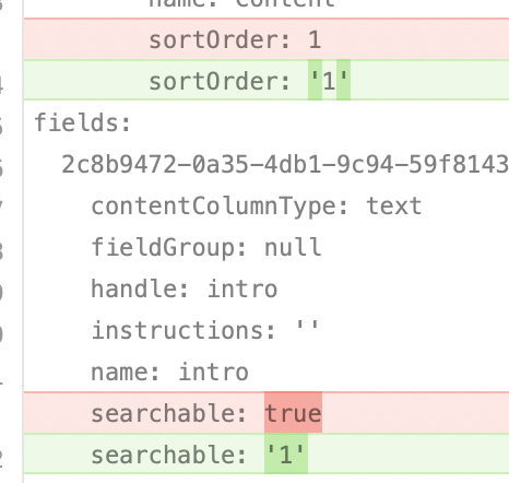 Project config likes to switch between data types. · Issue #4424 · craftcms/cms · GitHub