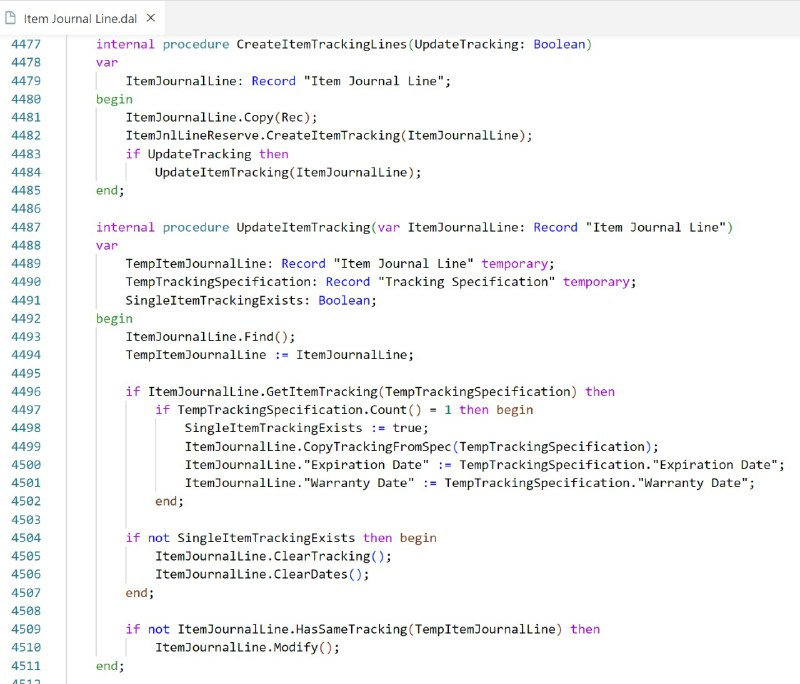 Please, do not use the internal accessibility in the standard code. Keep all standard code ...