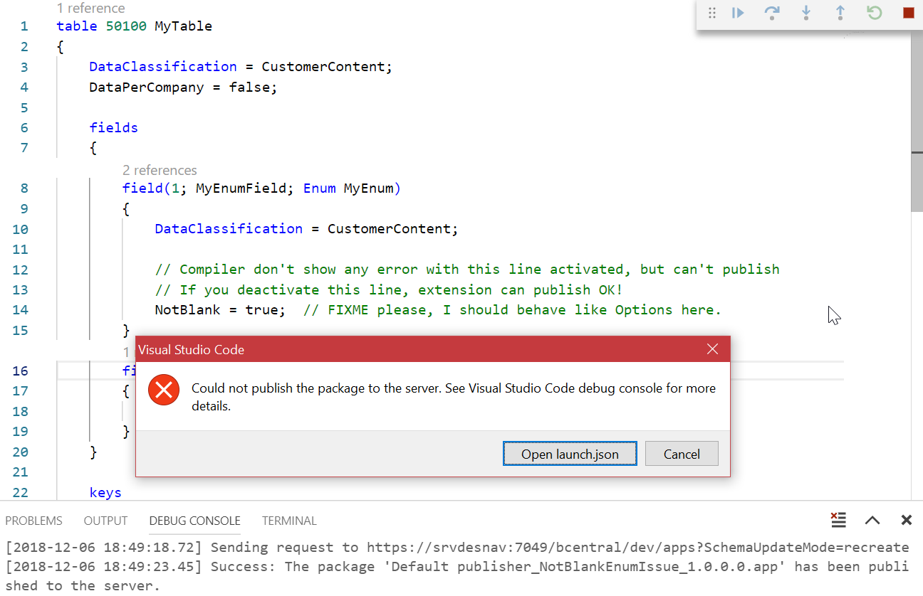 Notblank True With Enums Throws An Error In Publishing Time · Issue 4323 · Microsoftal · Github