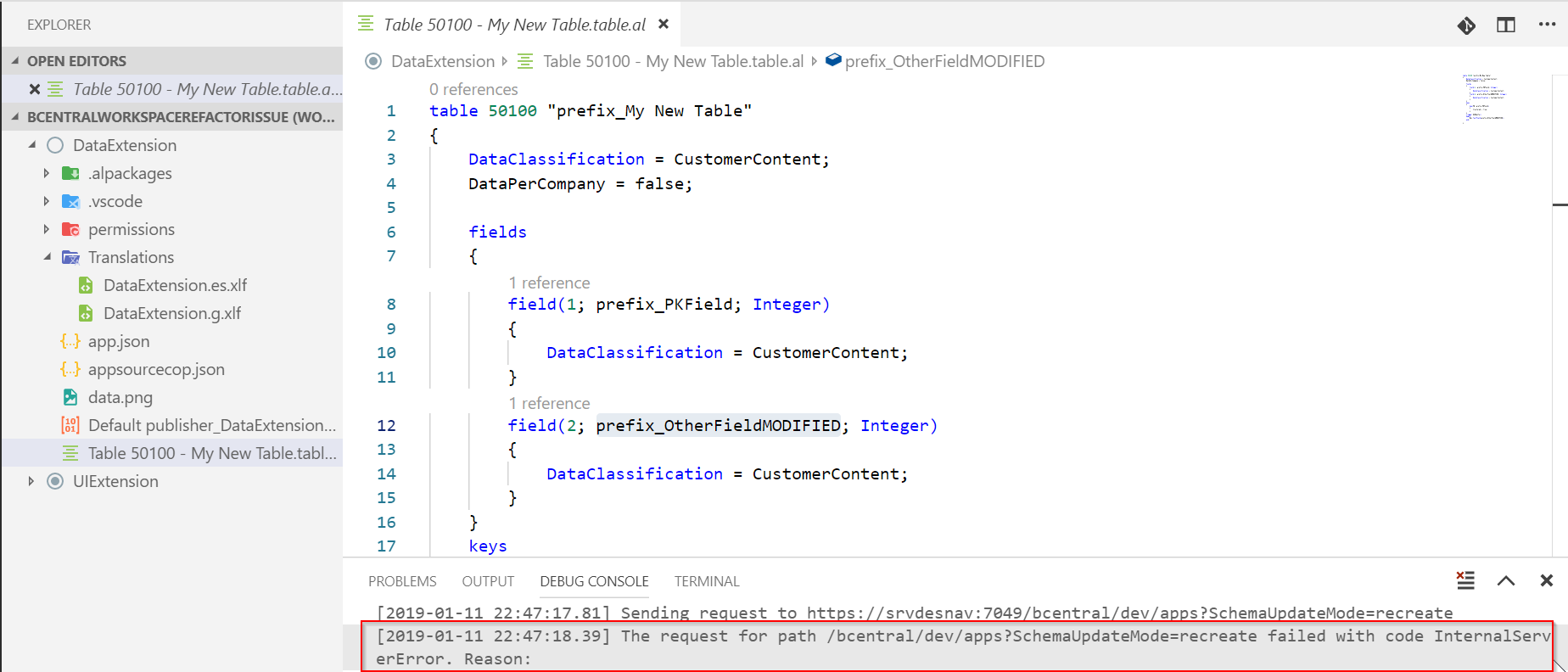 Can't publish extension with No-Reason error message · Issue #4451 · microsoft/AL · GitHub