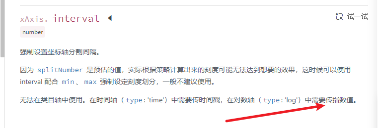 [Feature] type:'log',interval · Issue #17877 · apache/echarts · GitHub