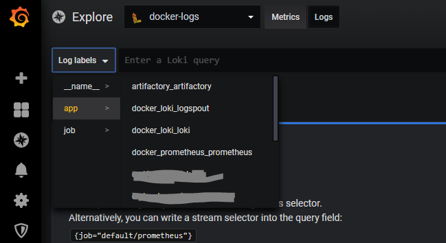 Explore - Loki labels not properly populated · Issue #24087 · grafana/grafana · GitHub