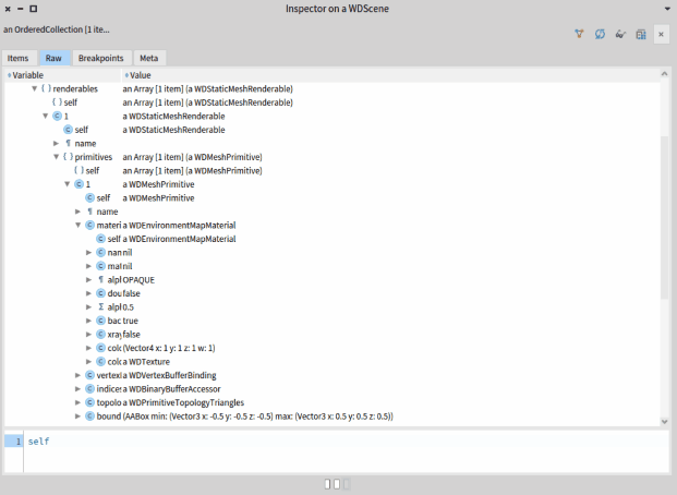 Cannot resize the "Raw" tab in an inspector. · Issue #11742 · pharo-project/pharo · GitHub