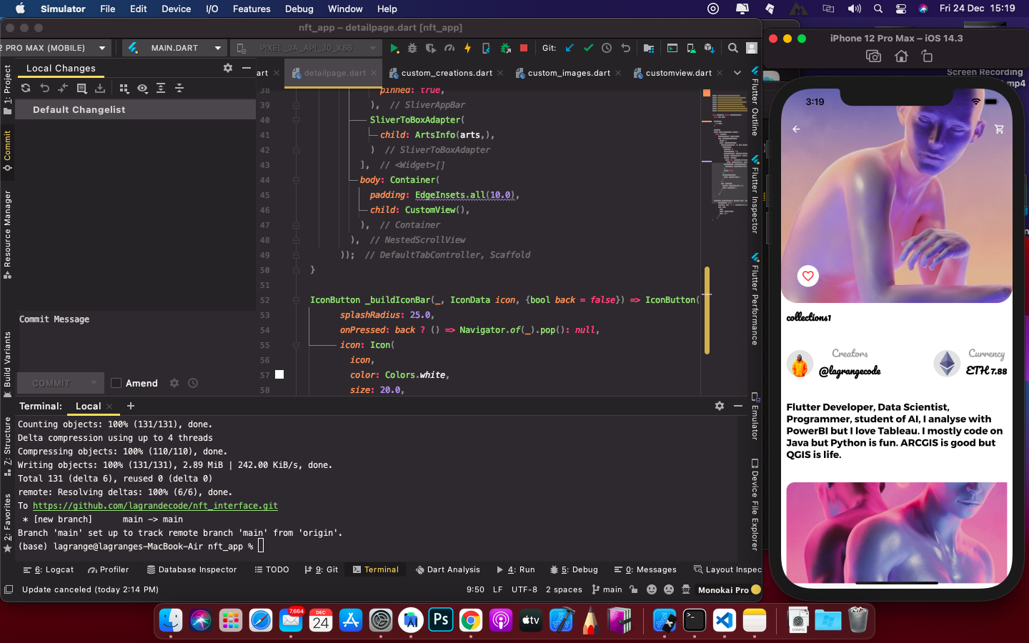 GitHub - lagrandecode/nft_interface: I just designed this within 30 min after watching a video ...