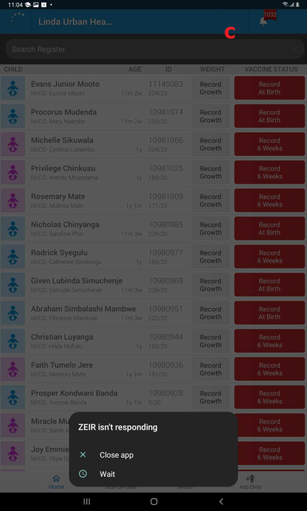 App Crashes during the initial sync (Production) · Issue #175 · opensrp/opensrp-client-path-zeir ...