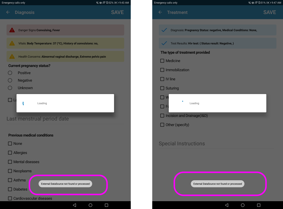 All linked forms throwing an error when loading · Issue #431 · opensrp/opensrp-client-giz-malawi ...