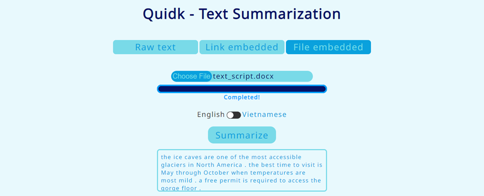 GitHub - phucmap85/Quidk-website: Simple Text Summarization Website
