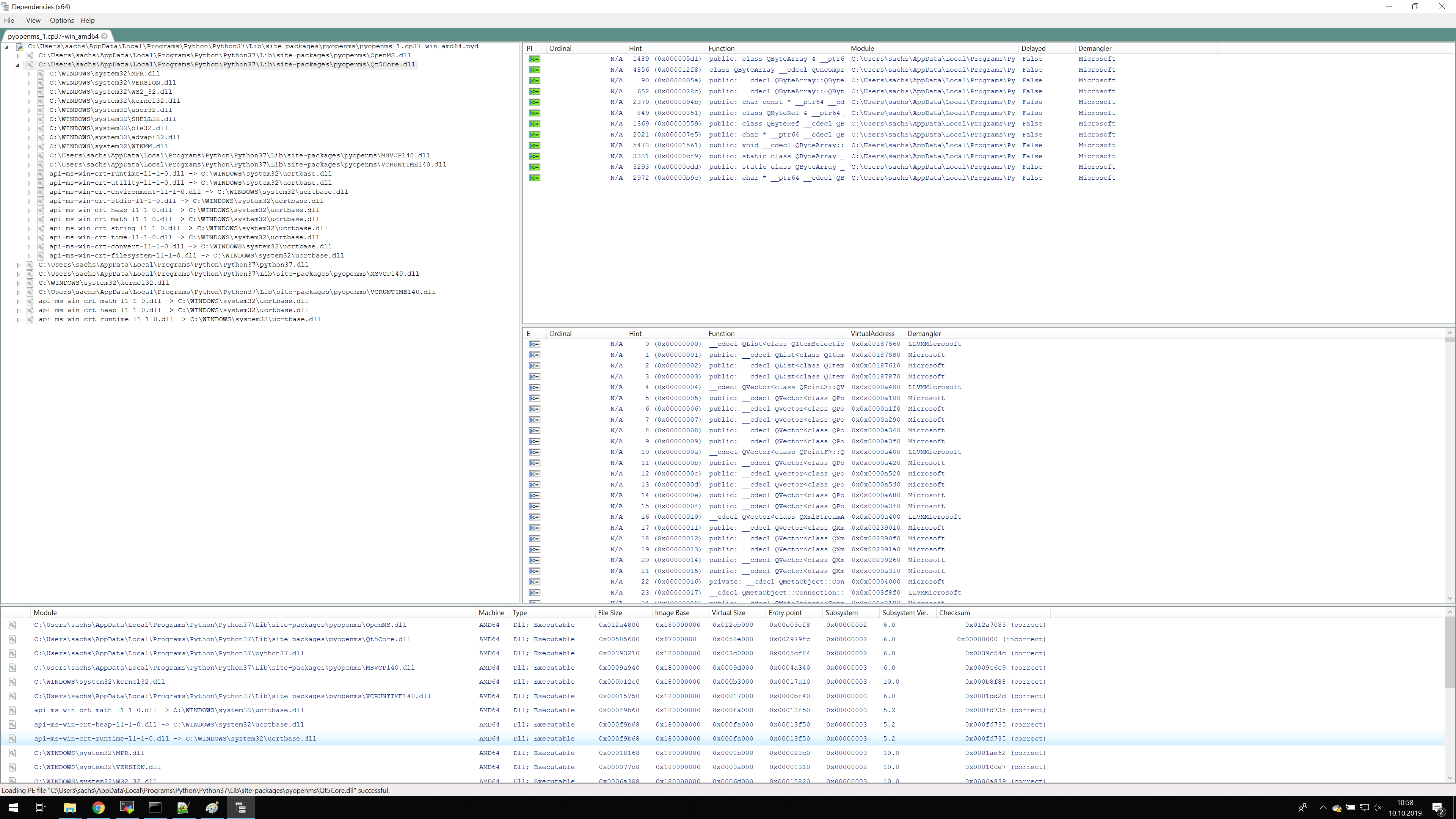 Build Pyopenms With Static Qt To Avoid Version Mismatches With Eg Spyderpyqt Especially On