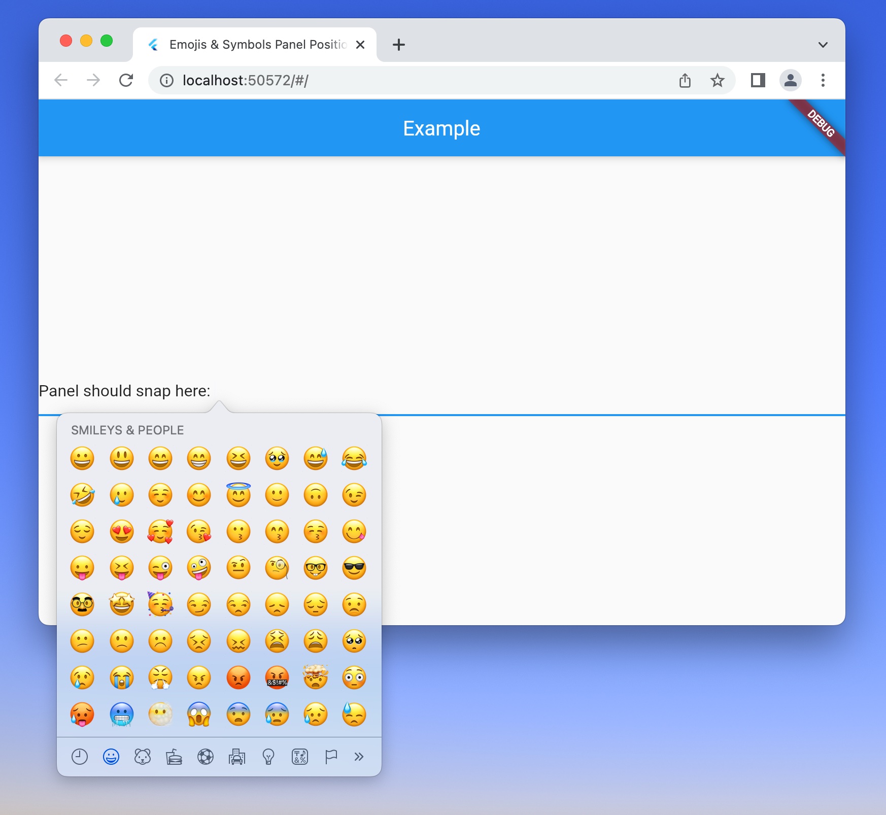 Emoji And Symbols Panel Doesnt Snap To Textfield Cursor Position · Issue 110010 · Flutter